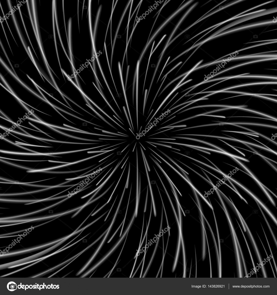 Space Vortex Vector. Abstract Background With Star Warp, Stars Burst Or ...