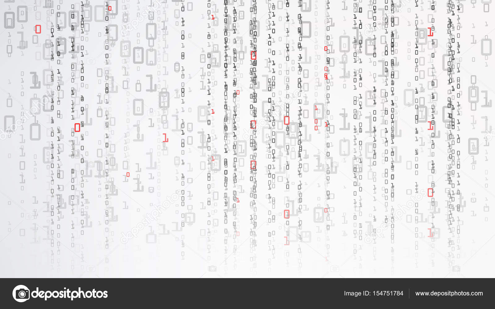 Binary Cyberspace Background Coding Or Hacker Concept Matrix Style