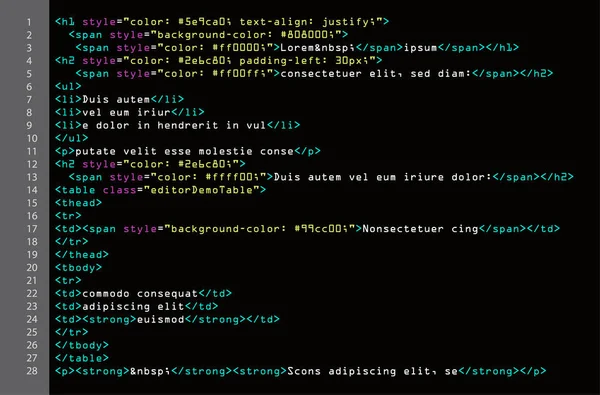 Html Code Website Coding Programming Concept Vector Illustration Stock ...