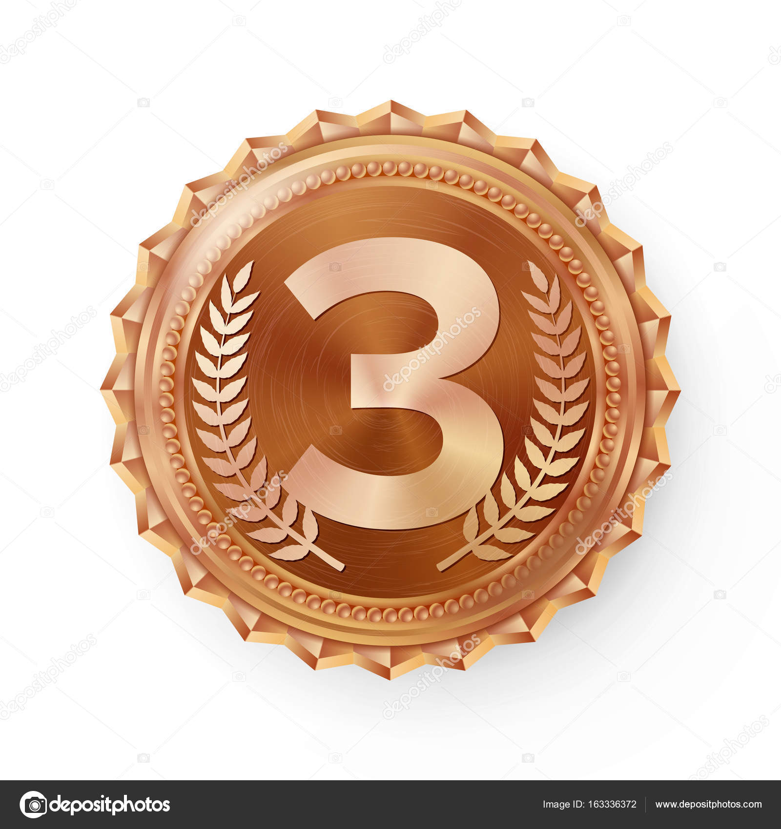 White 3rd Place Ribbon Clip Art