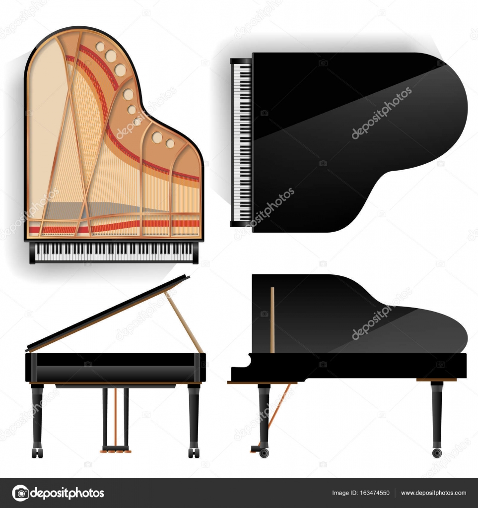 Grand Piano Side View