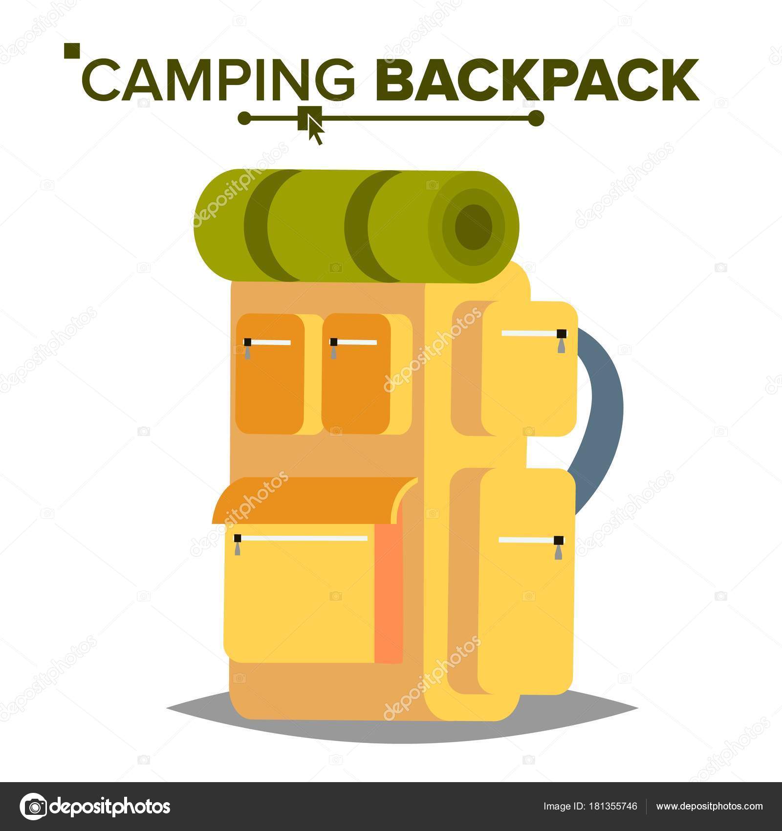 Hiking Backpack Vector