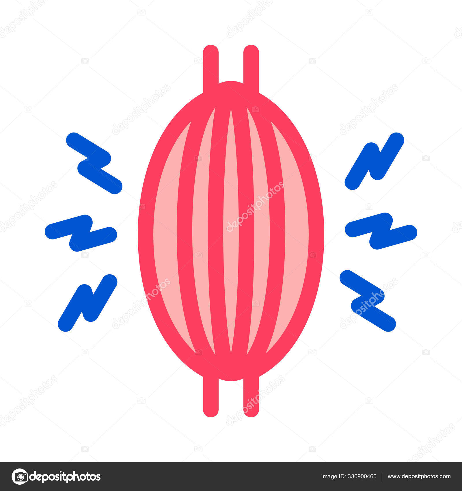 Muscle Pain Icon Vector Outline Illustration Stock Vector by ...