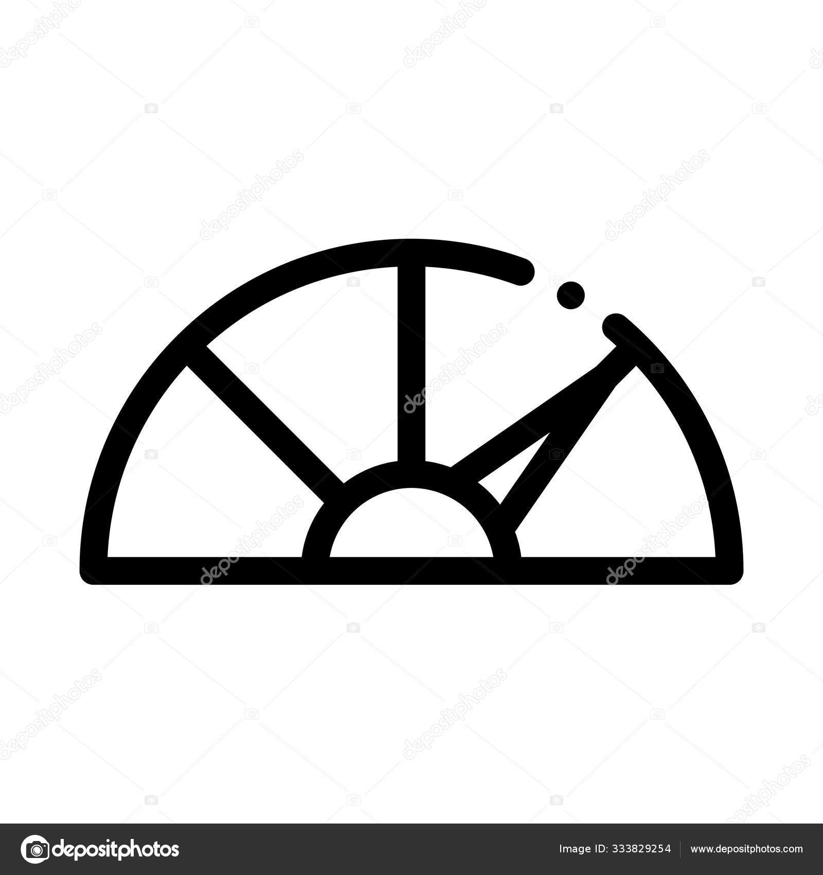 Growth Scale Icon Vector Outline Illustration Stock Vector by ...