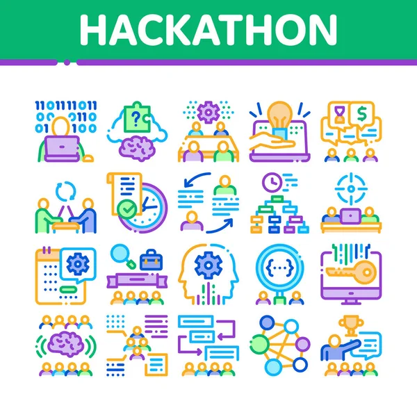 ᐈ Hackathon poster template stock illustrations, Royalty Free hackathon ...