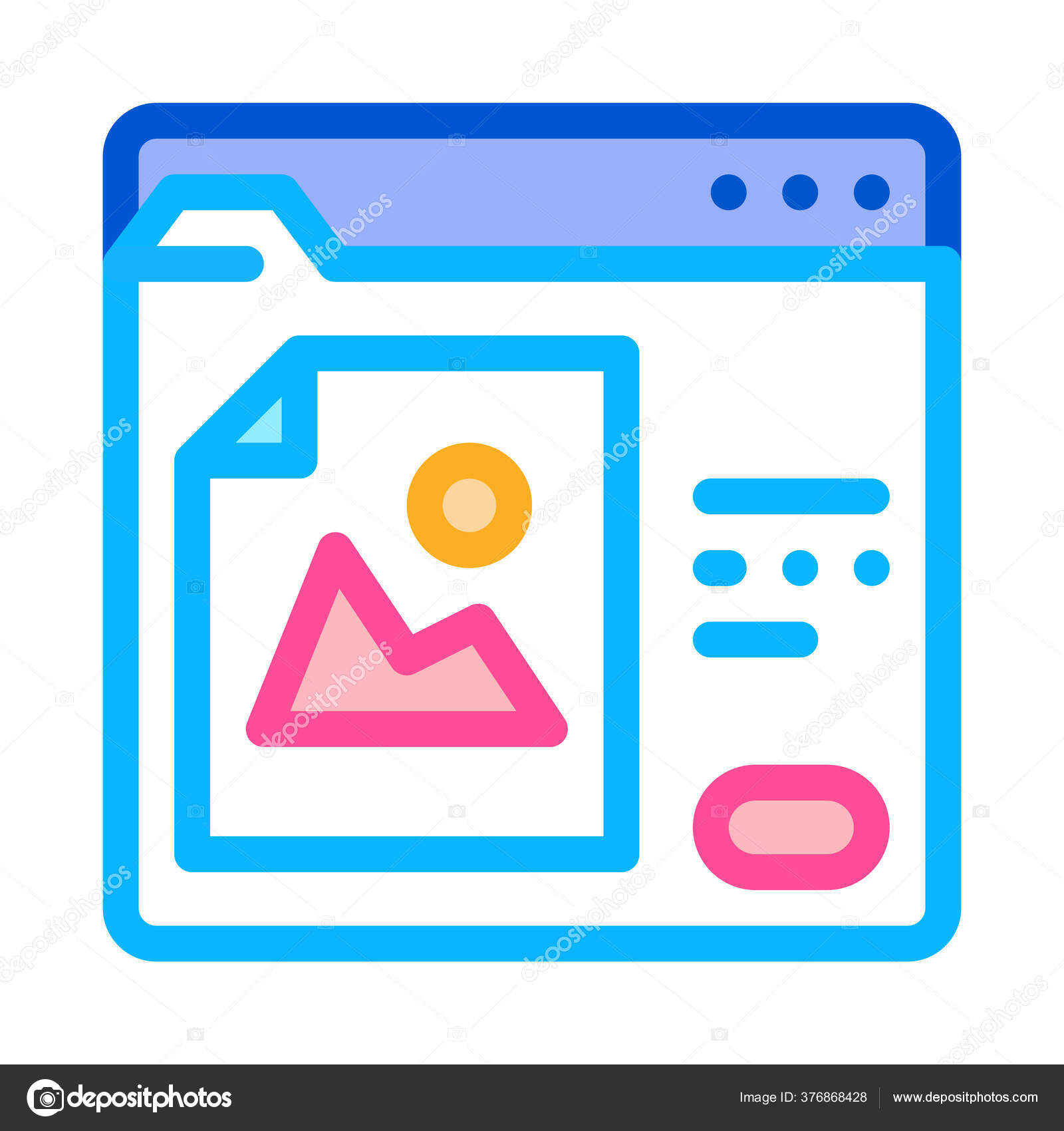 Information Dossier Scellé Icône Vecteur Information Dossier Scellé ...