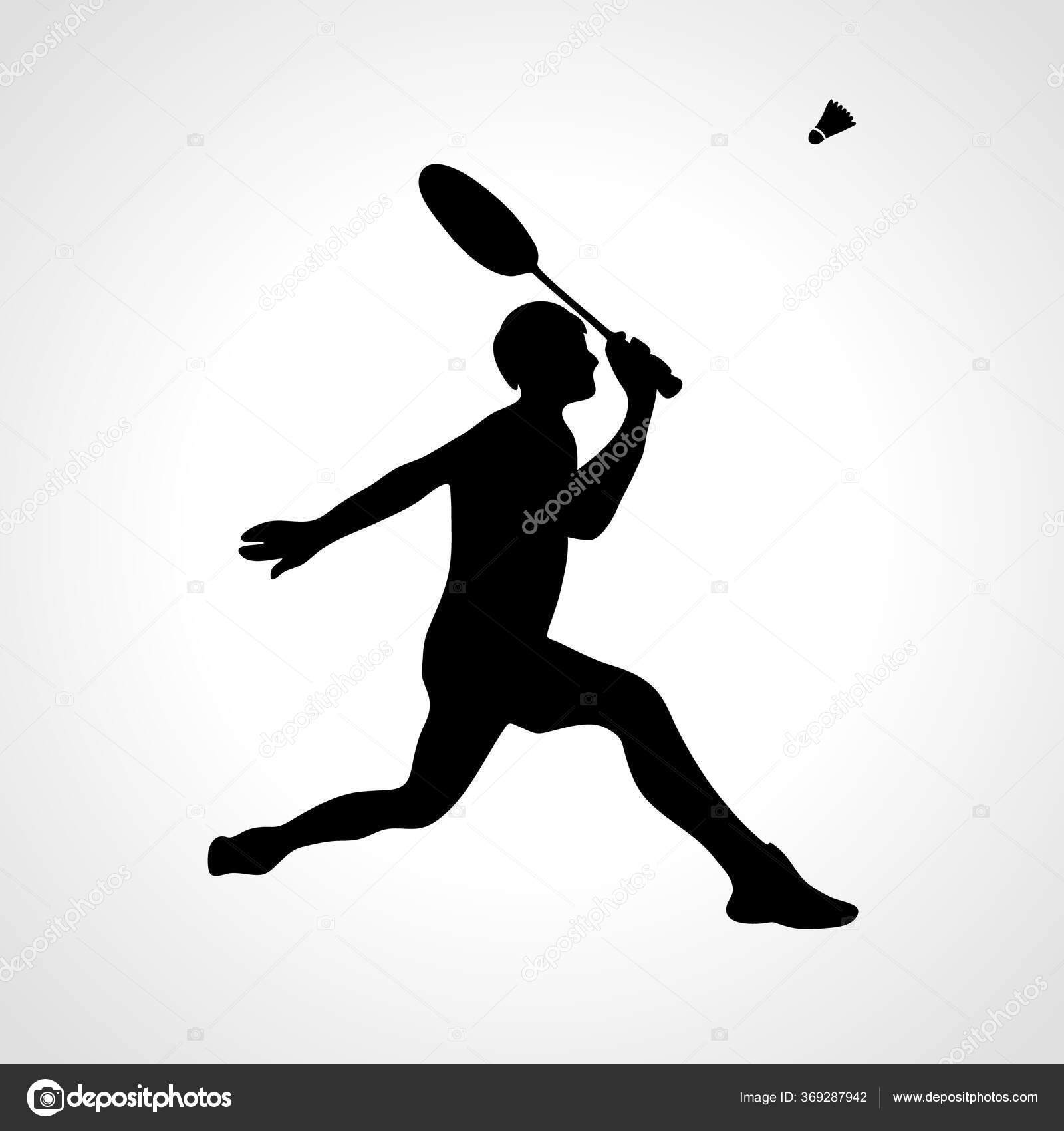 Badminton Players Vector