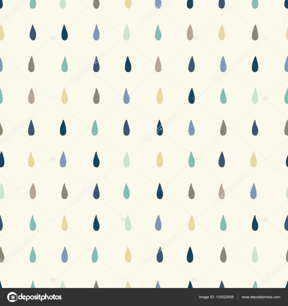 Vector rain drops background. Stock Vector by ©Marina_Mandarina 133022938