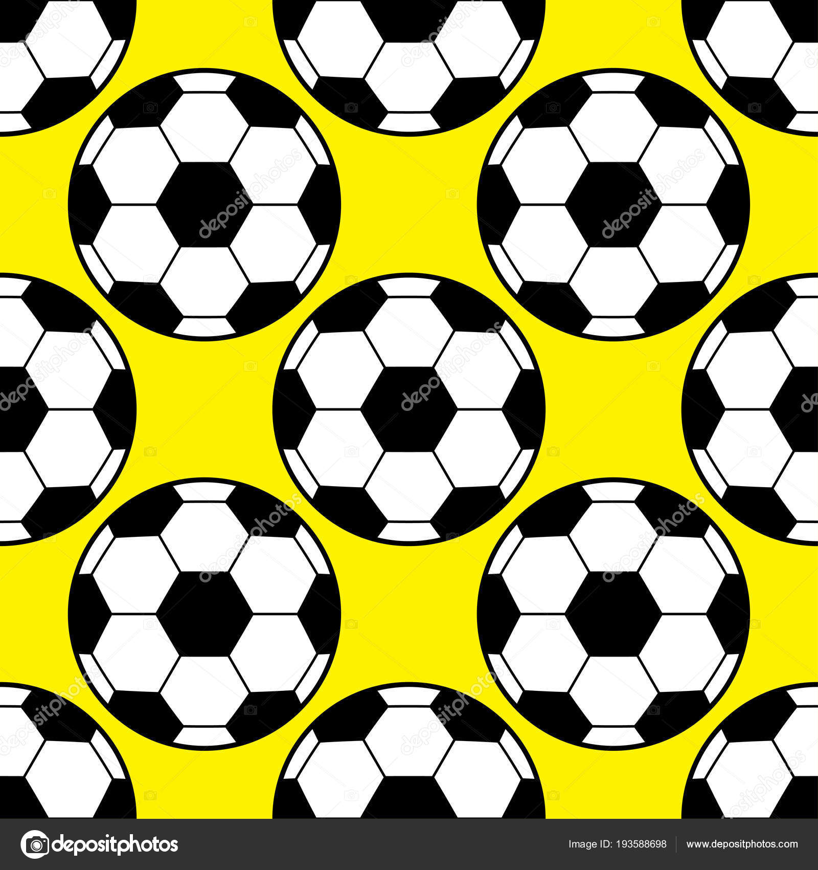 Soccer Ball Pattern Background