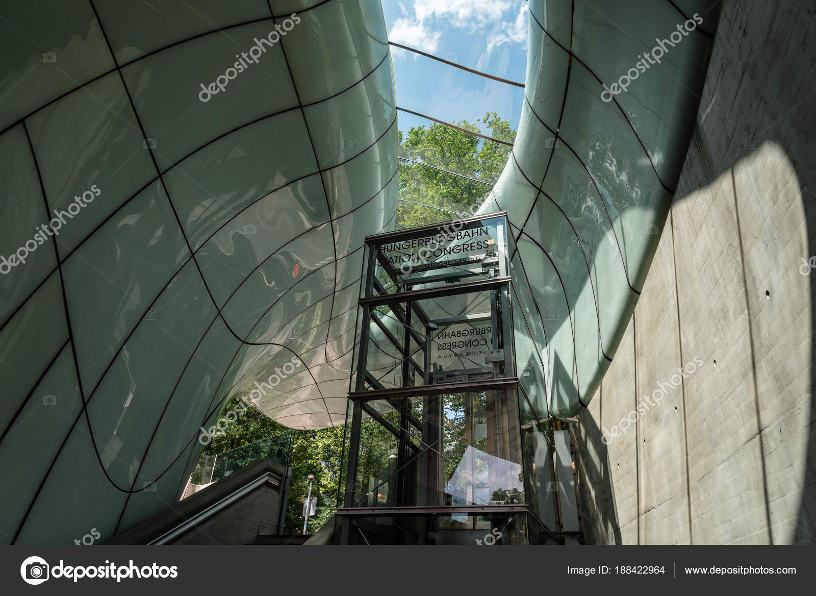 Modern Architecture Funicular Station – Stock Editorial Photo ...