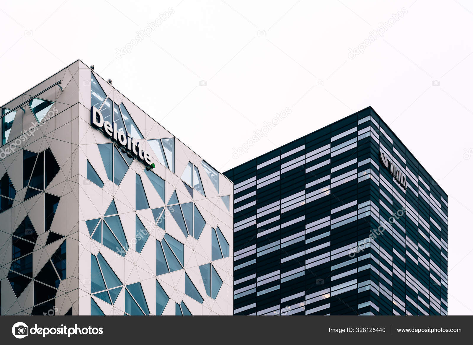 High-rise buildings in Barcode Project area in Oslo, Norway – Stock ...