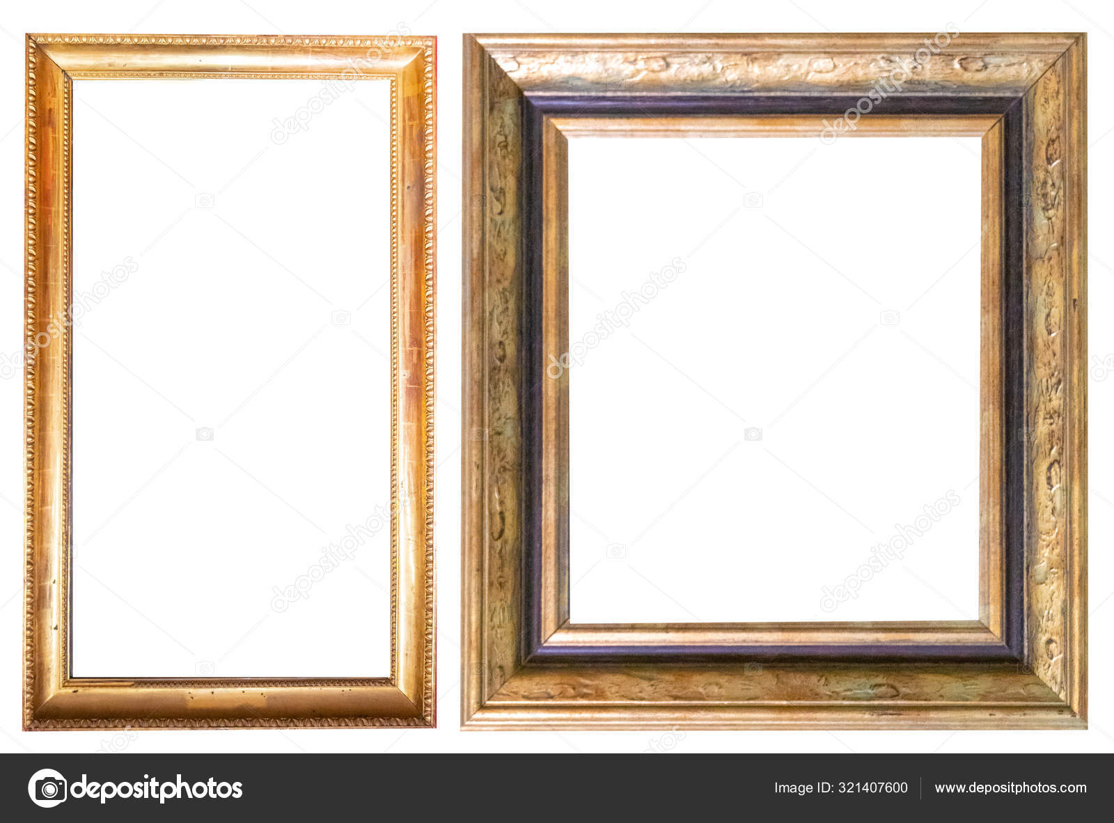 Frames Paintings Gold Antique Antiquity Museum — Stock Photo © TRSTOK ...