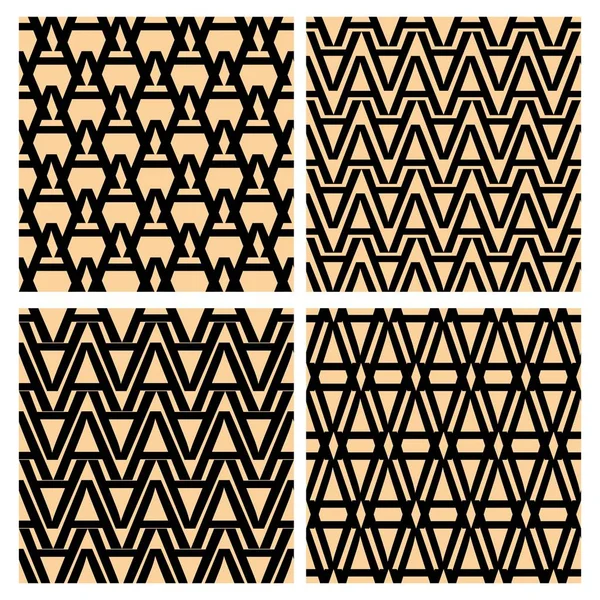 Letter paterns. Pattern derived from the shape of the letter A. Simple ...