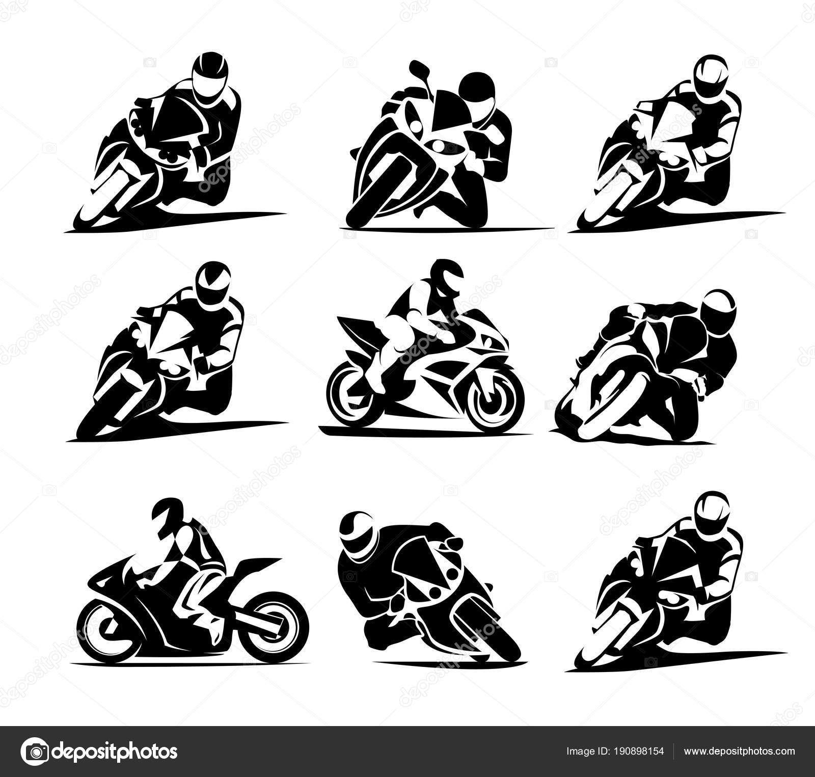 Motorcycle Icon. Sportbike Stock Vector Image by ©radar43 #190898154