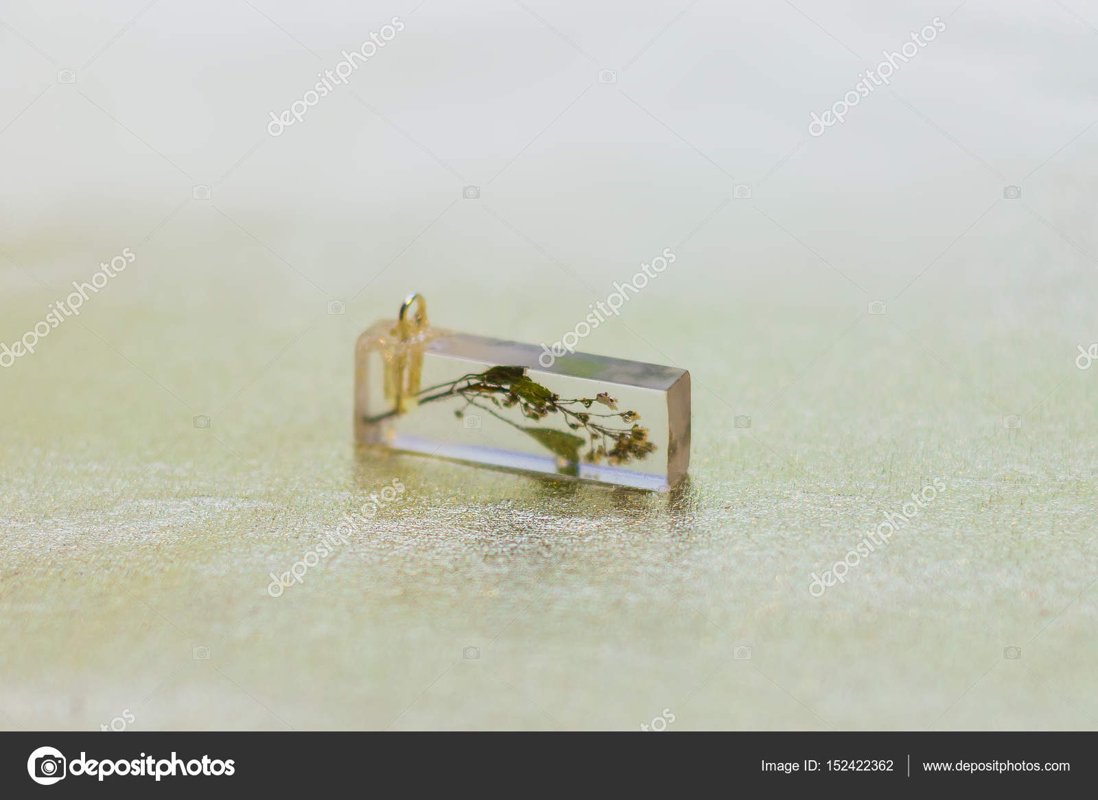 Epoxy resin crystal — Stock Photo © nelladel #152422362