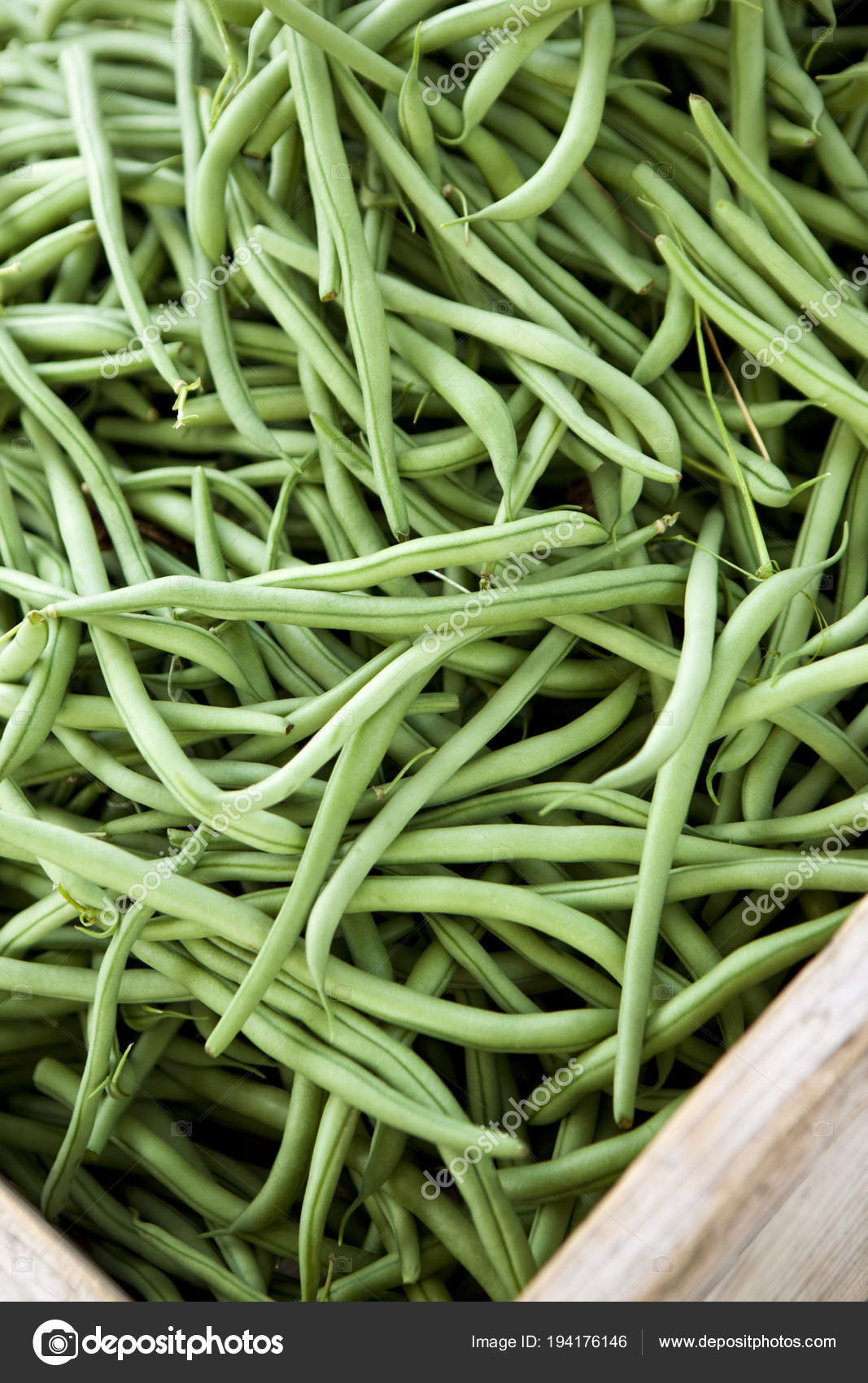 Green beans on a stall Stock Photo by ©jacquespalut 194176146