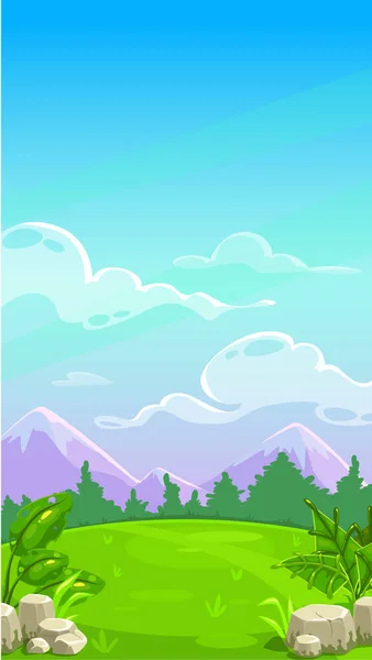 Seamless fantasy landscape Stock Vector Image by ©lilu330 #91523194