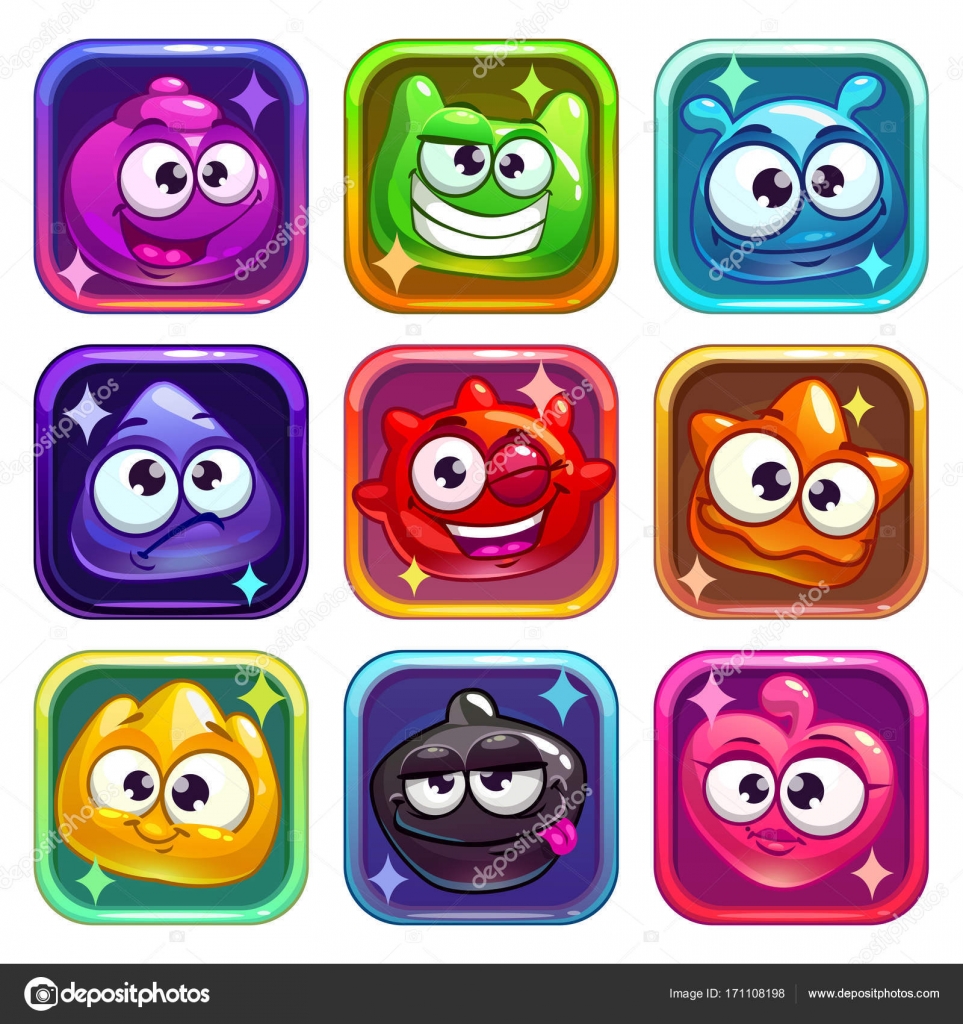 Colorful app icons Stock Vector by ©lilu330 171108198