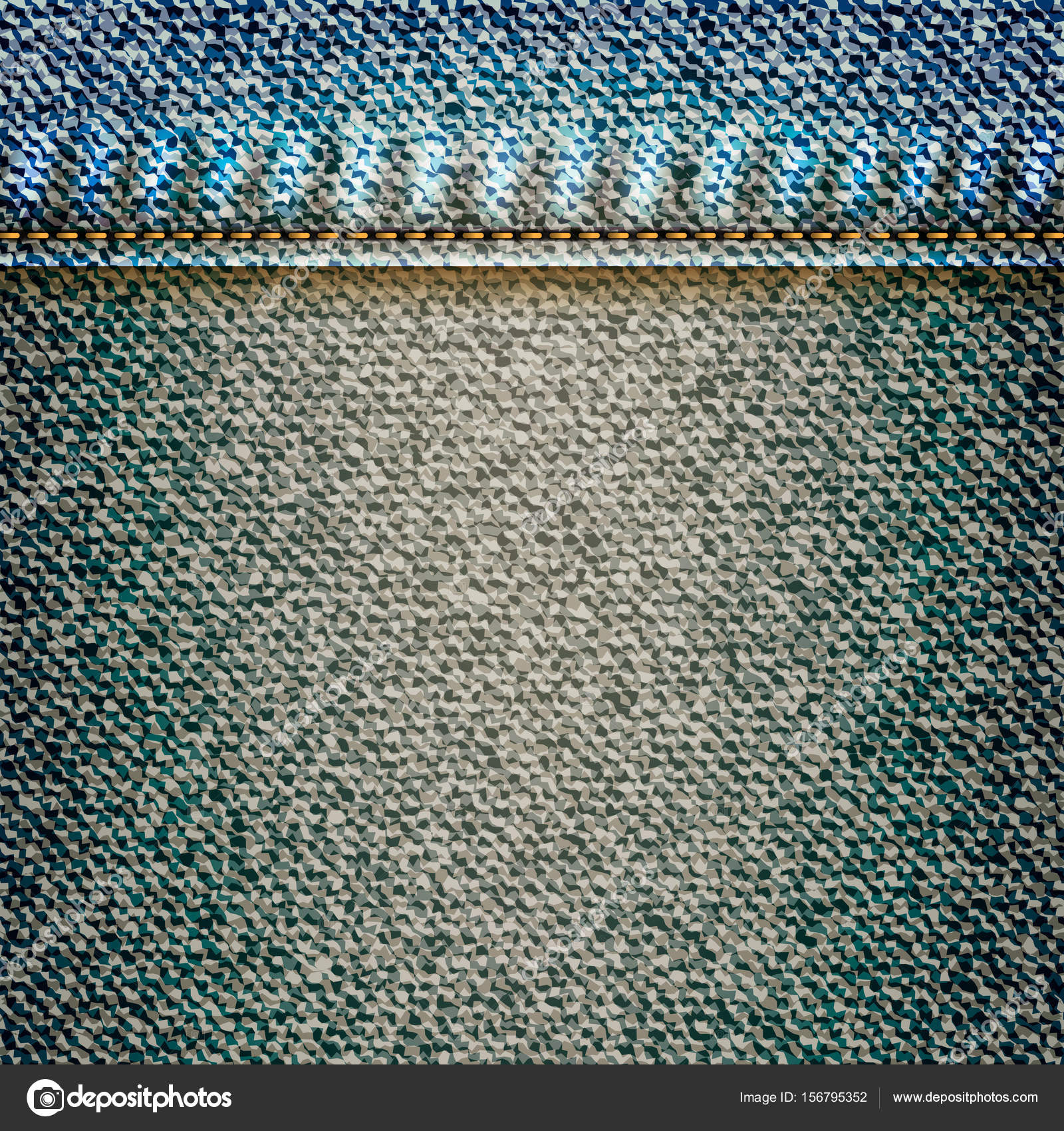 Denim texture pattern Stock Vector by ©goldenshrimp 156795352