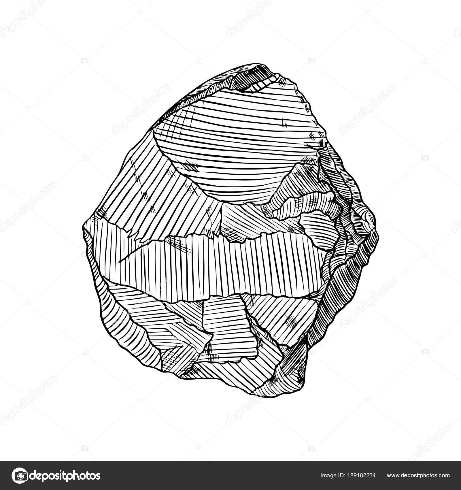 Rock Stone Drawing
