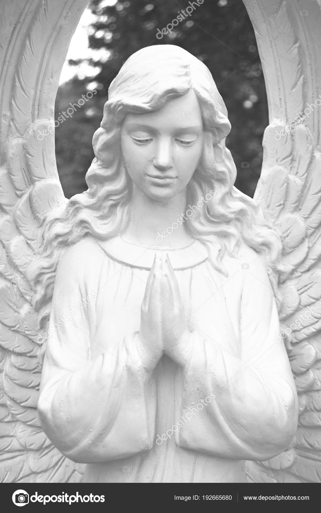 Angel Statue Face