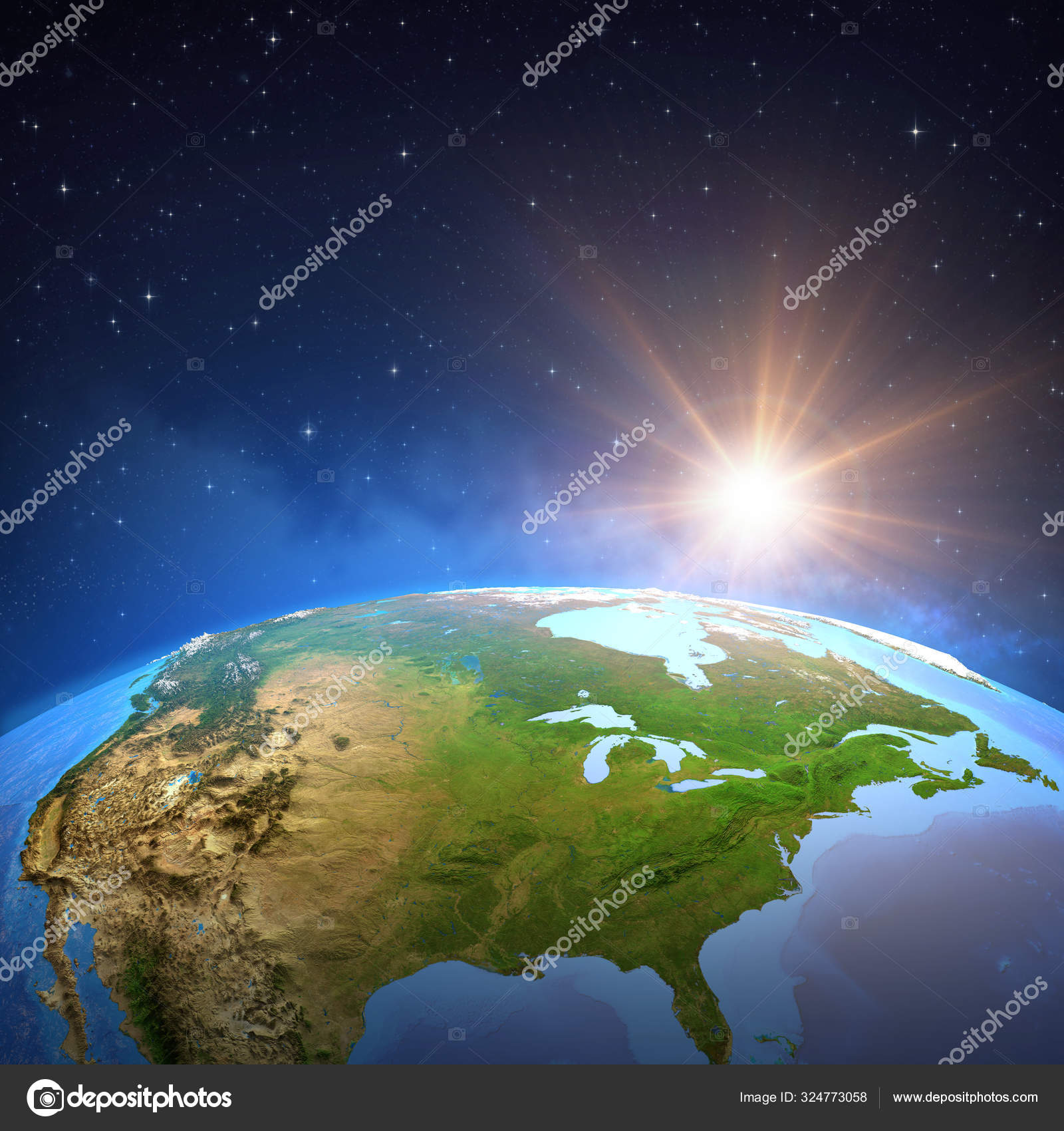 Deep Earth Seen From Space