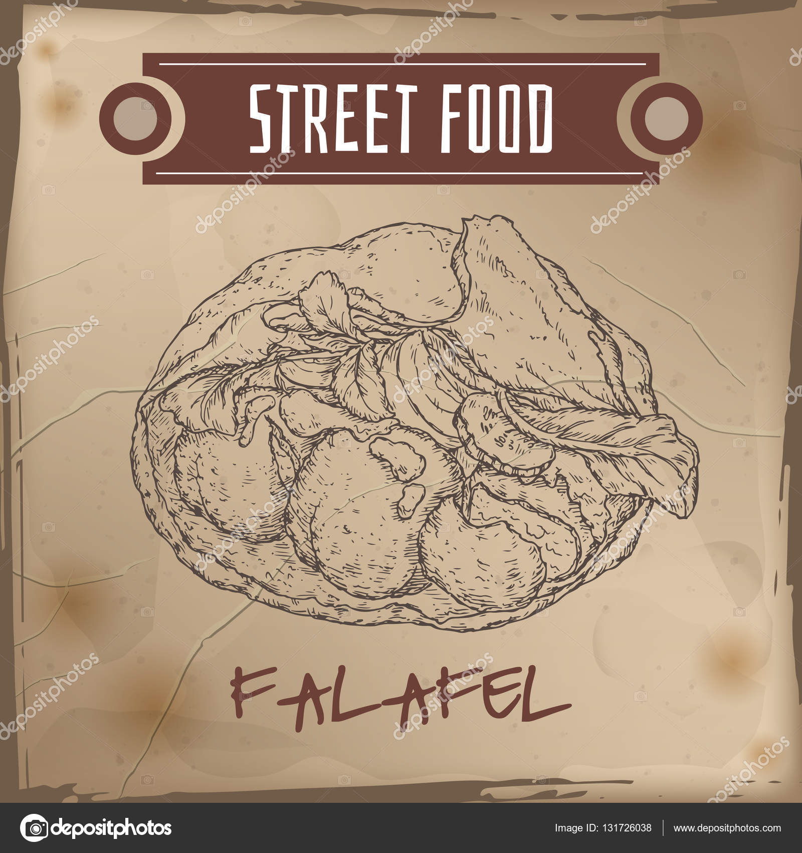 Falafel Drawing