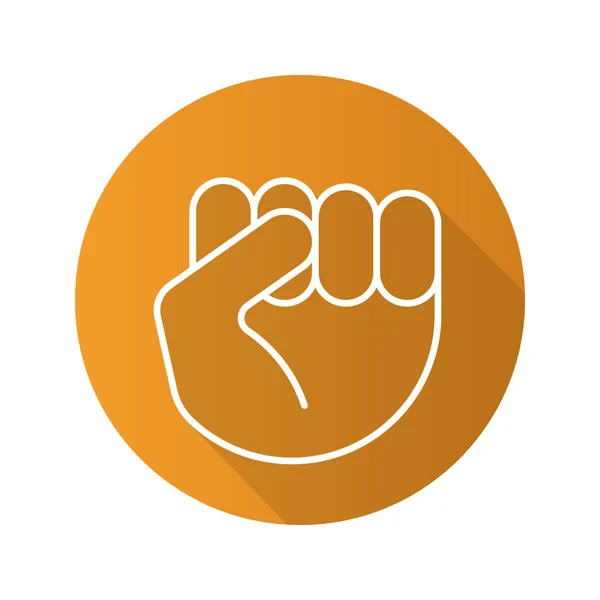 Raised Fist Emoji Color Icon Protest Support Hand Gesture Fist Stock ...