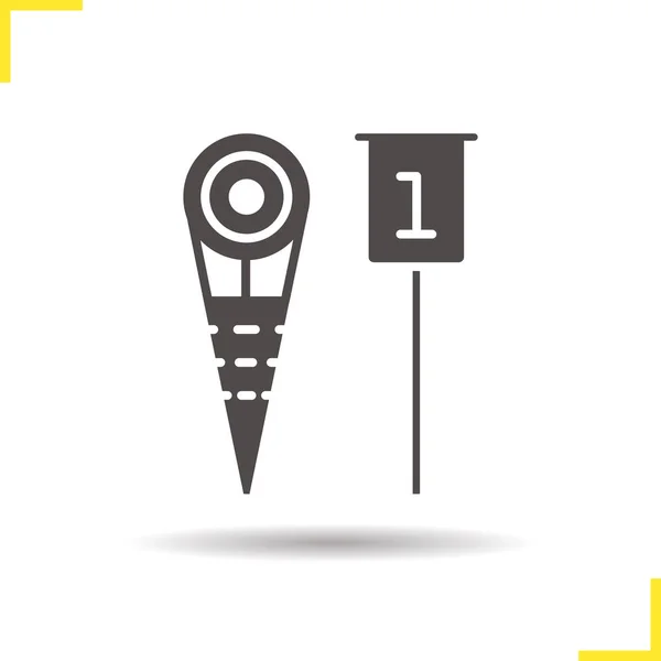 American football sideline markers color icon — Stock Vector © bsd ...