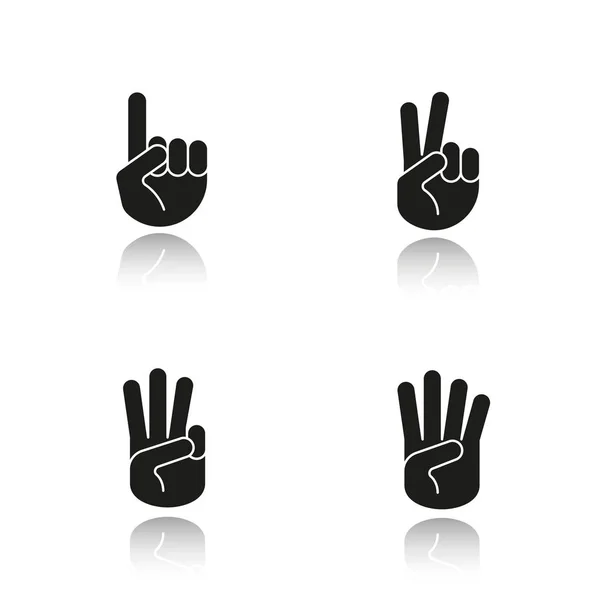 Hand gestures icons set — Stock Vector © bsd #149165802 Hand gestures icons set — Stock Vector © bsd #149165802