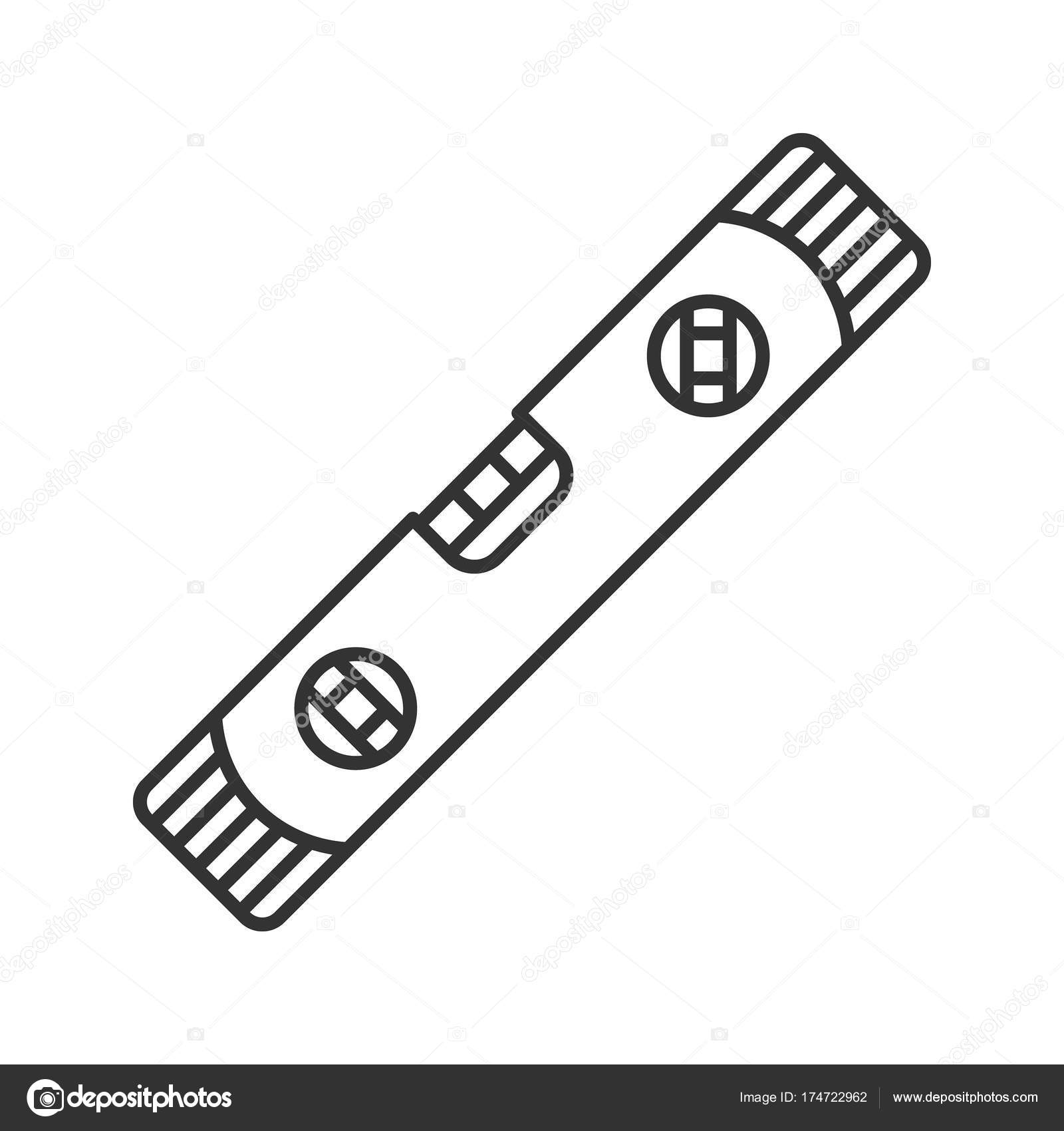 Spirit level icon — Stock Vector © bsd #174722962