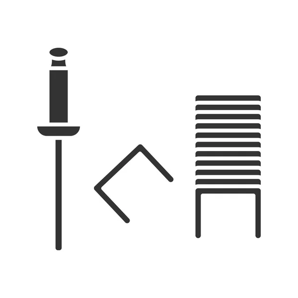 Stapler Pins Linear Icon Thin Line Illustration Staples Contour Symbol ...