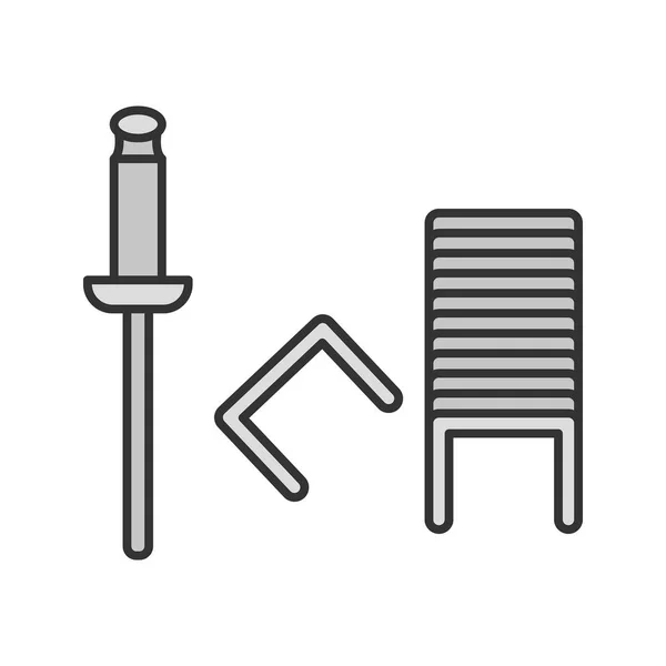 Stapler Pins Linear Icon Thin Line Illustration Staples Contour Symbol ...