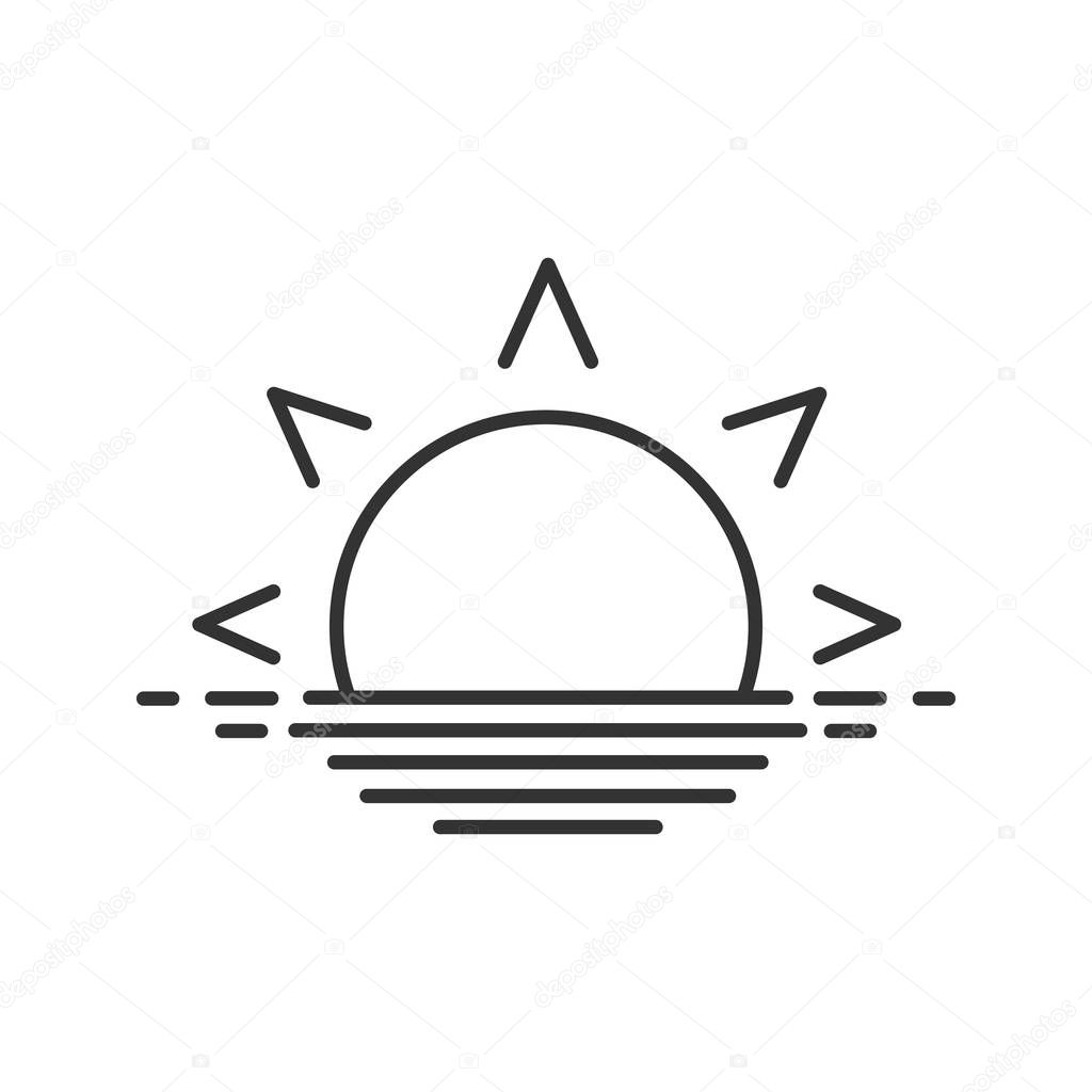 Dibujo Lineal Del Sol