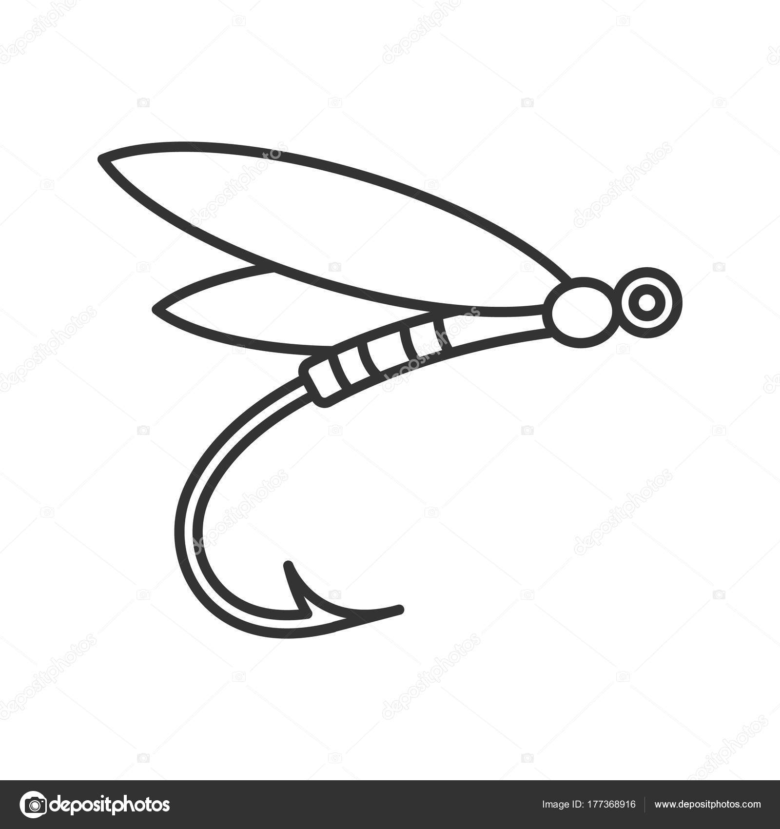 Fly Fishing Lures Drawing