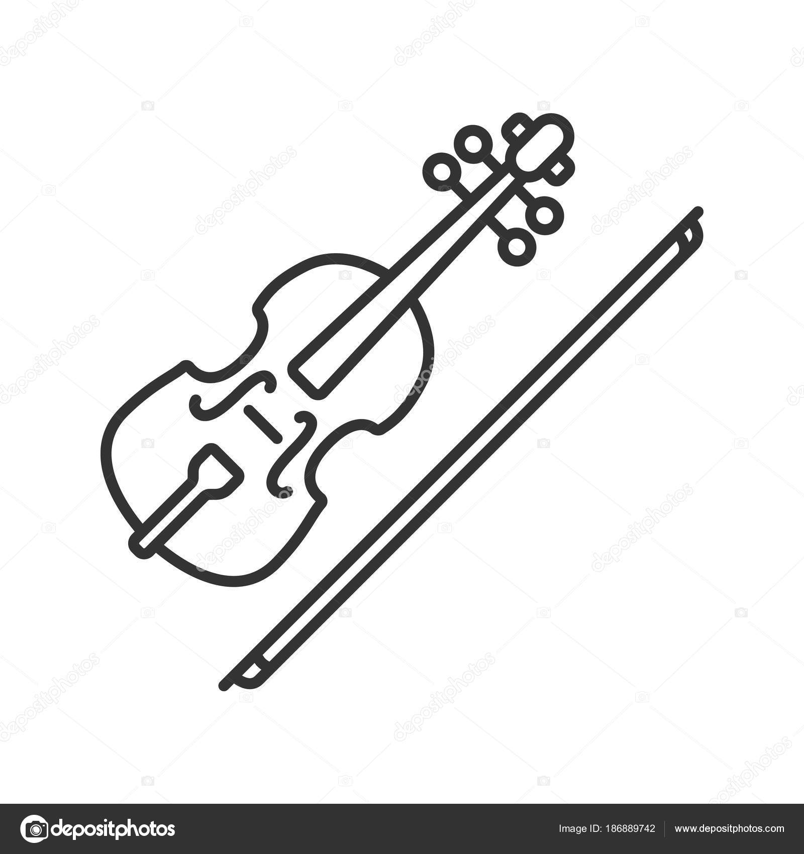 Violin Linear Icon Thin Line Illustration Fiddle Contour Symbol Vector ... Violin Linear Icon Thin Line Illustration Fiddle Contour Symbol Vector ...