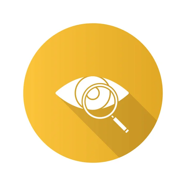 Eye Magnifying Glass Linear Icon Thin Line Illustration Eye Test ...