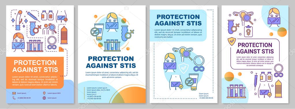 Blood sugar test brochure template layout. Glucose level control. Flyer ...