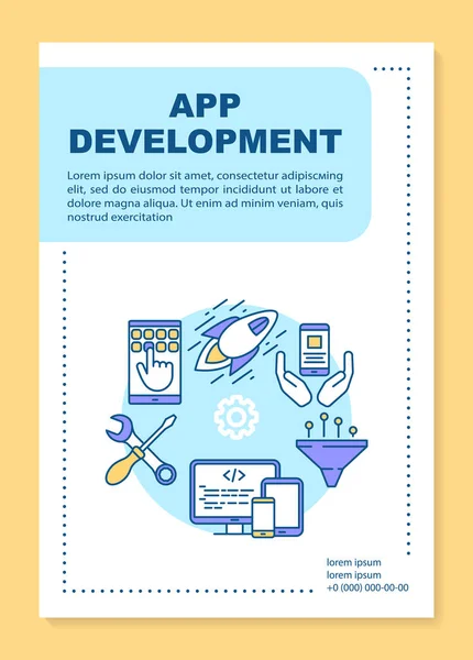 Software Development Brochure Template Layout Frontend Programming ...