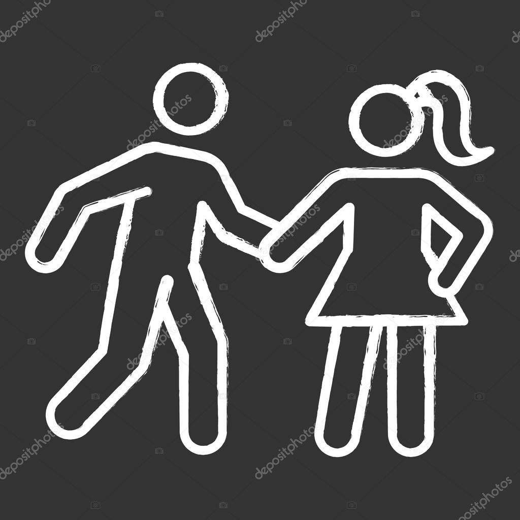 Una Cita Con El ícono De La Tiza Abuso De Mujeres Comportamiento