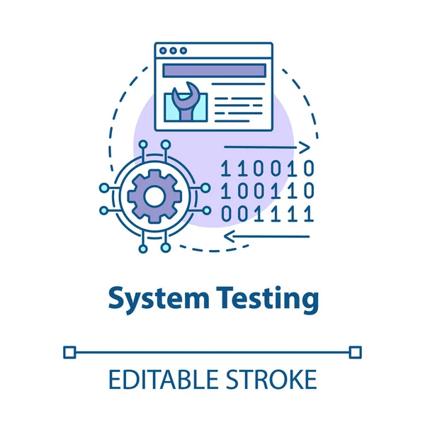 Perfomance Testing Concept Icon Software Development Idea Thin Line ...