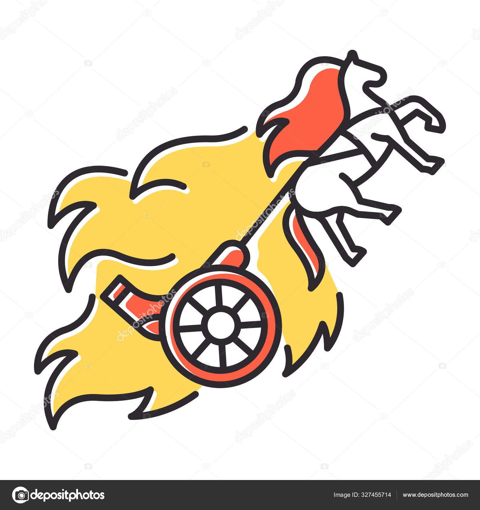 Symbool Van Vuur Vangen