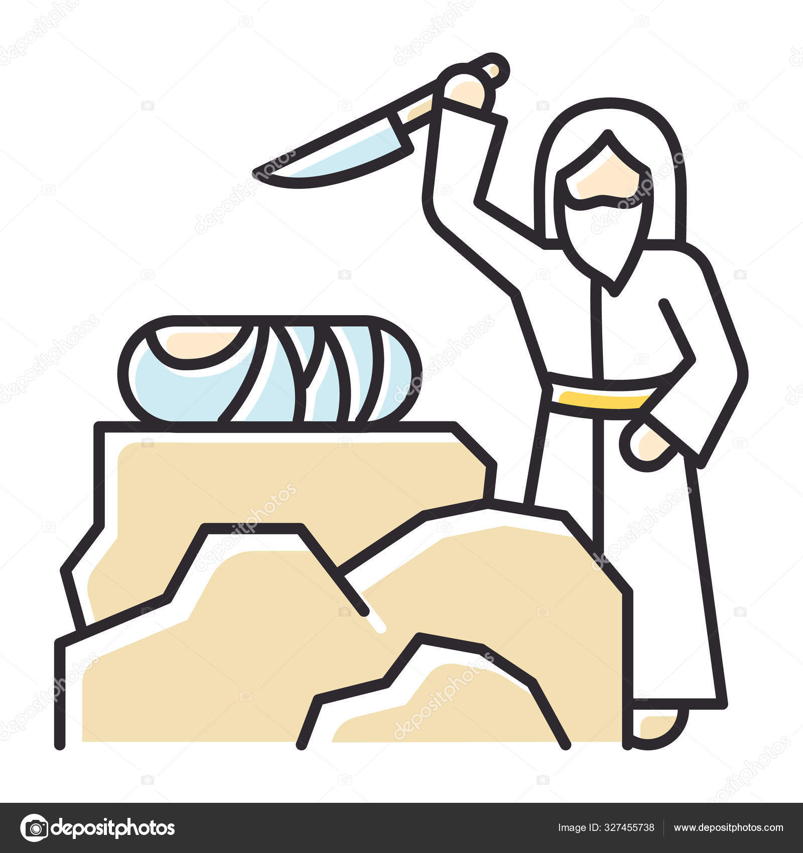 Isaac Son Of Abraham Clip Art