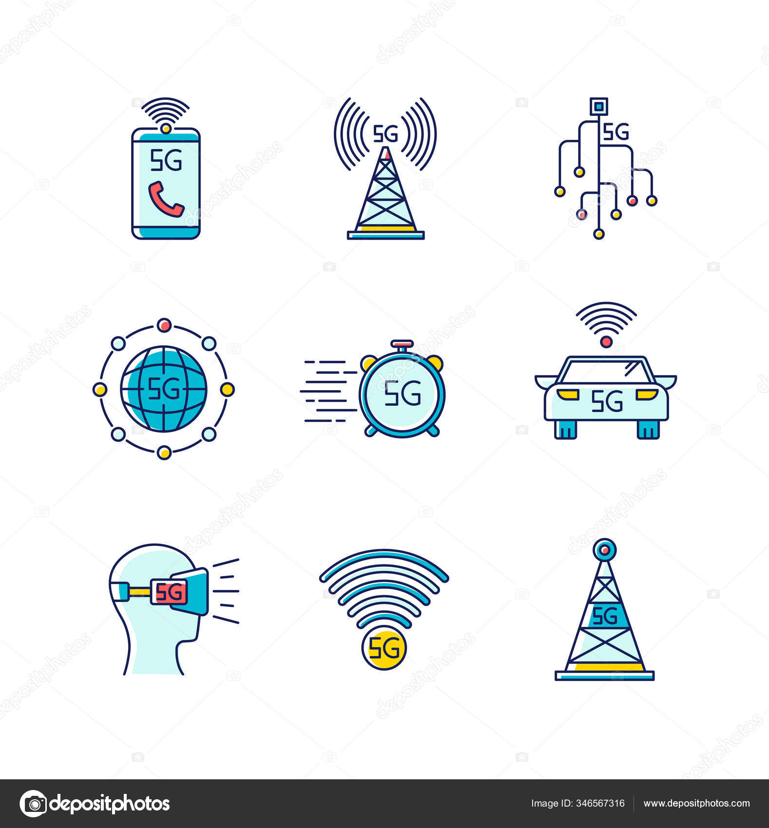Cellular Network Icon