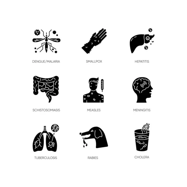 Viral Infections Rgb Color Icons Set Different Infectious Diseases ... Viral Infections Rgb Color Icons Set Different Infectious Diseases ...
