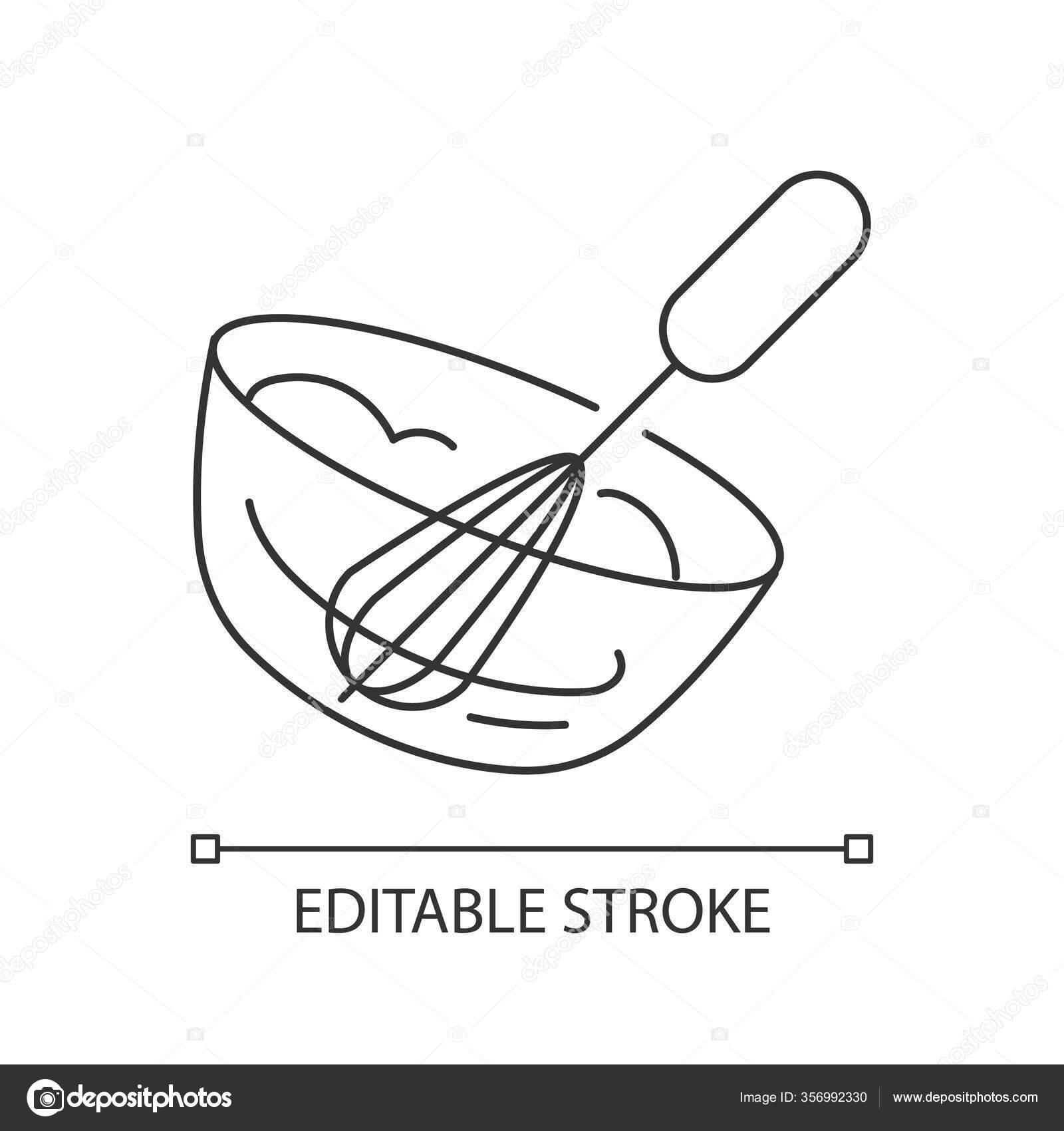 Whipping Pixel Perfect Linear Icon Thin Line Customizable Illustration ...