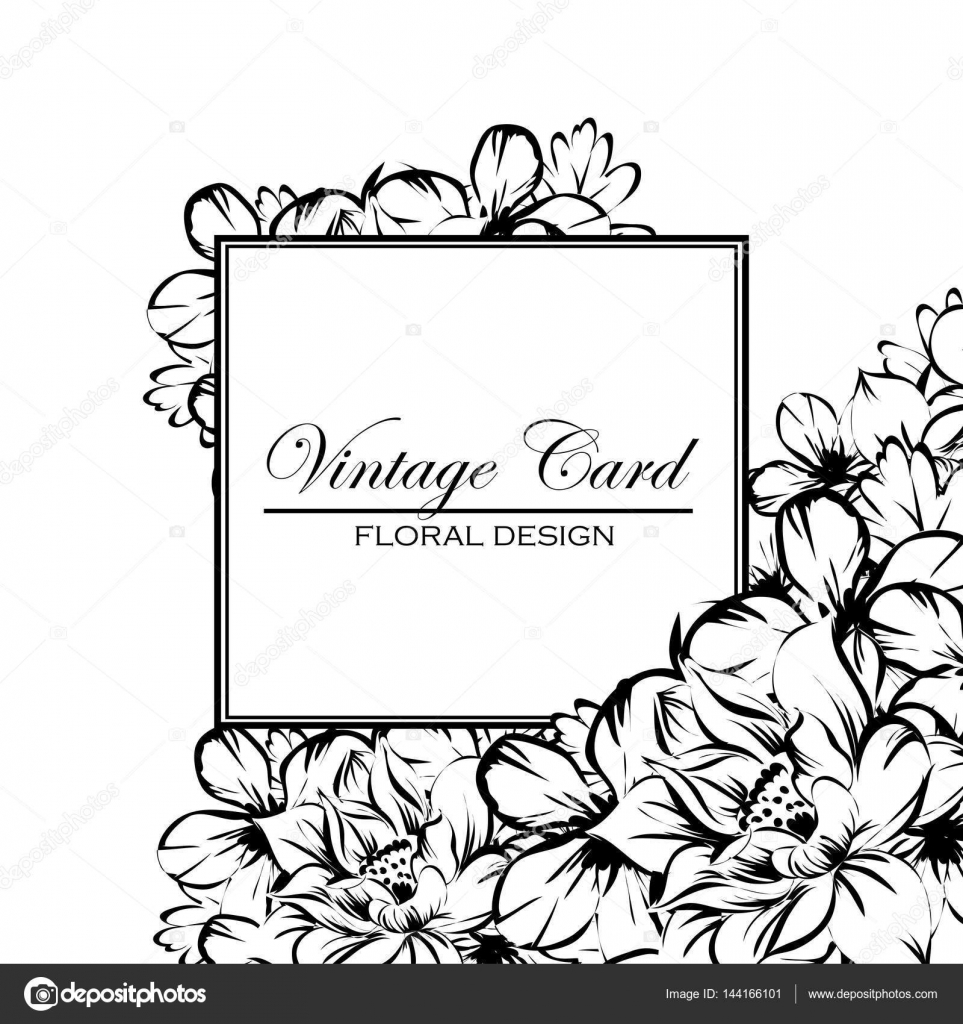 Romantic invitation background Stock Vector by ©All-about-Flowers 144166101