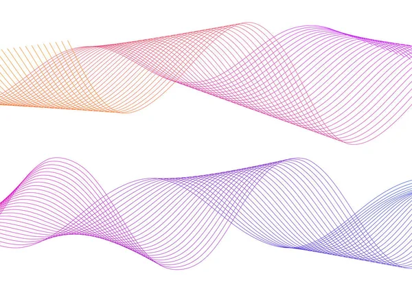 Linhas coloridas imágenes de stock de arte vectorial | Depositphotos