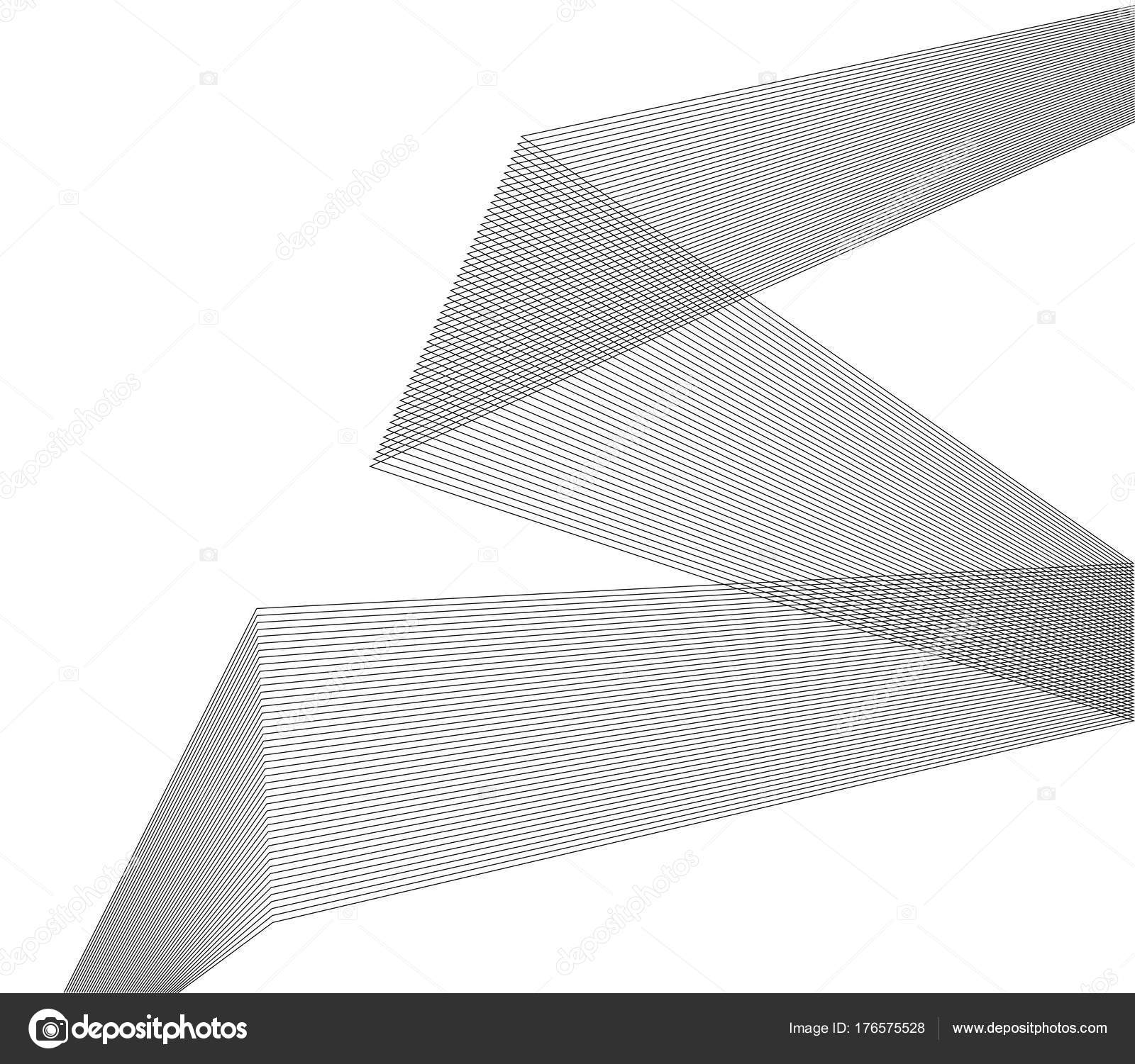 Design element many parallel lines poligonal from02 Stock Vector Image ...