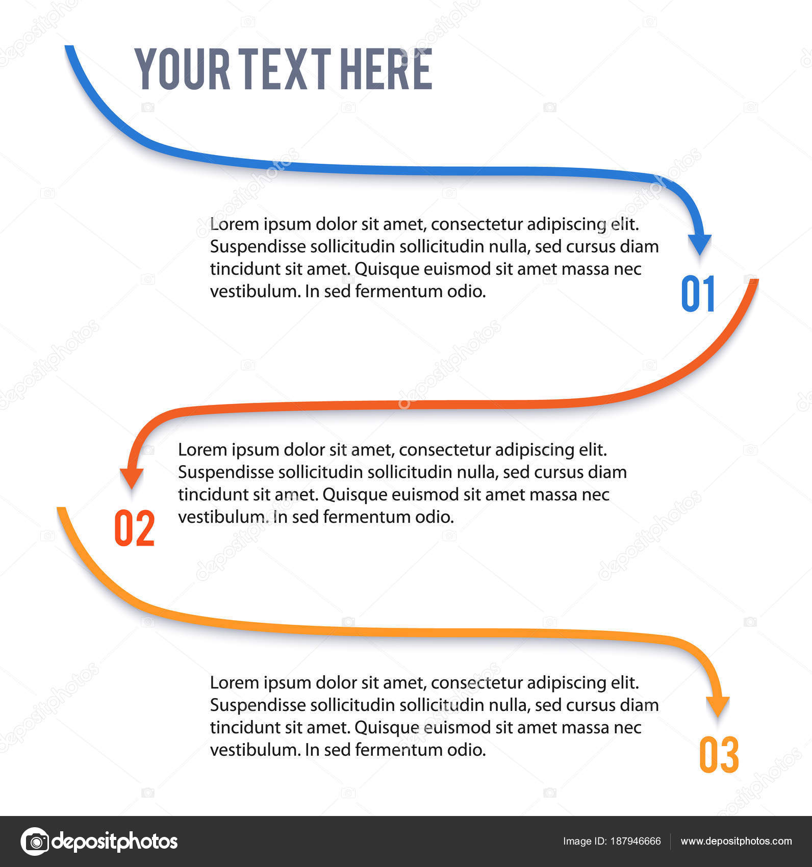 Design element set of arrows for infographic template02 Stock Vector ...